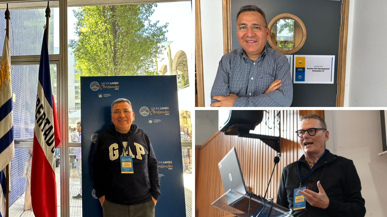 Sandro Navarro expone sobre la tenencia de tierras en un congreso ...