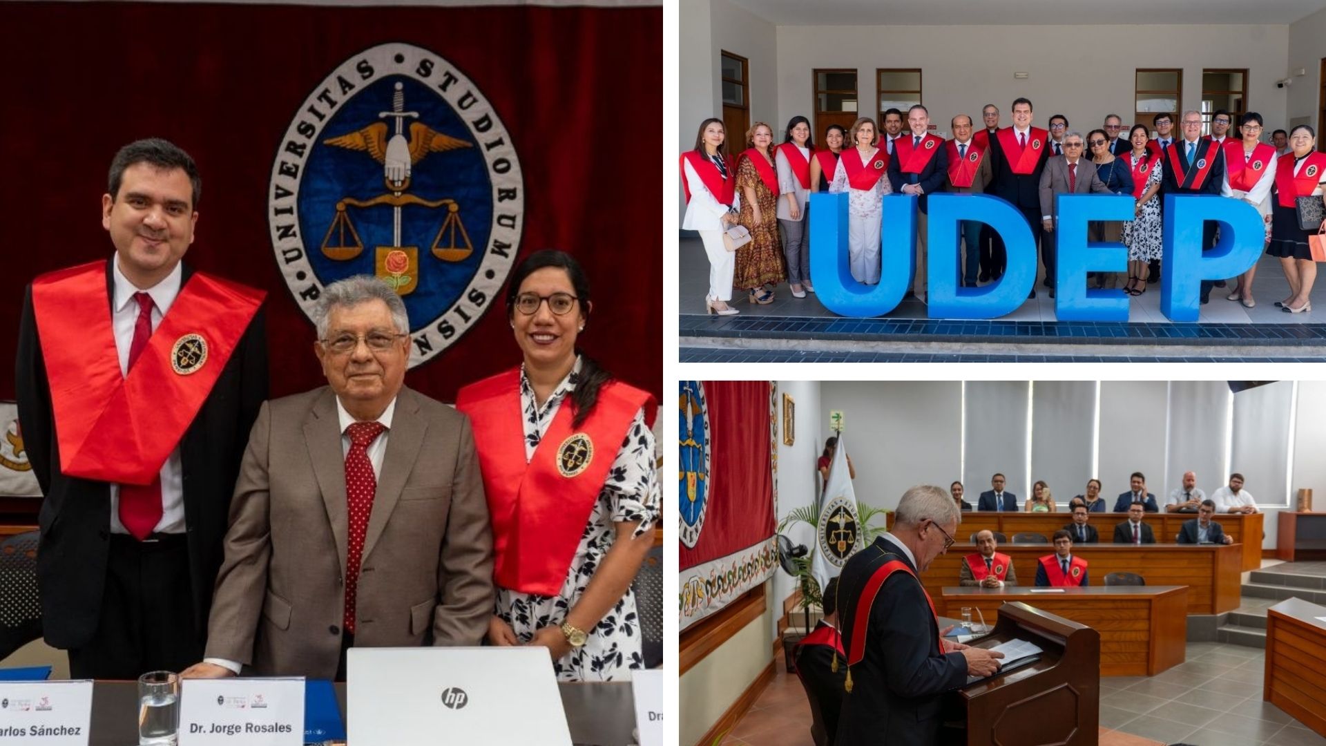 El doctor Jorge Rosales recibe distinción como profesor pionero de Derecho » UDEP Hoy